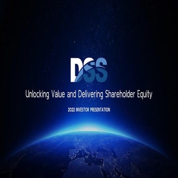 DSS Presentation Deck | PPT