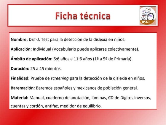 Dyslexia Test (DST-J+CPM+CVS) | PDF
