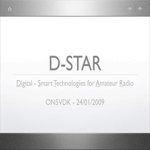 D-Star Presentation, Liege, 24th of January 2009 | PDF