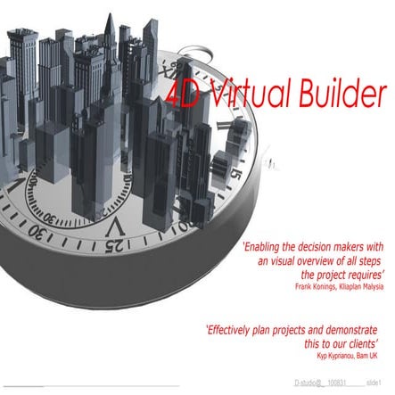 D-studio 4D visualisation for Google SketchUp | PPT
