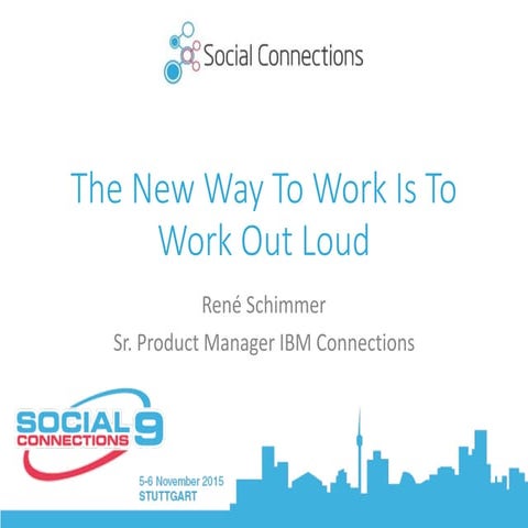 Advocating Working Out Loud (WOL) in an Organisation | PPTX