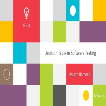 Decision Table Simplified - Software Testing | PDF