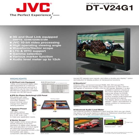 JVC DT-V24-G1 | PDF