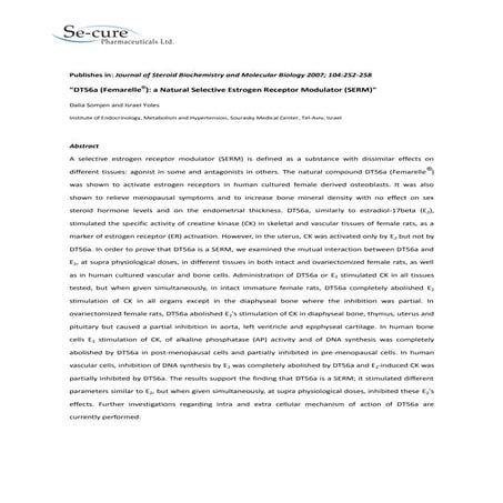 Dt56a - Femarelle - a natural serm | PDF