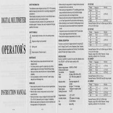Dt9205 a digital_multimeter manual | PDF