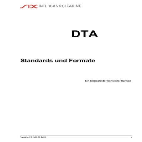 DTA Standards und Formate | PDF