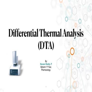 Differential Thermal Analysis (DTA) | PDF