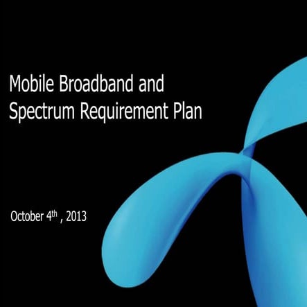 Dtac Mobile Broadband and Spectrum Requirement Plan | PPT