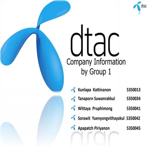 Dtac group1 | PPTX