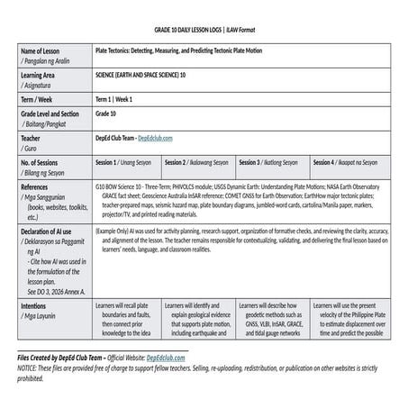 [G9] Science.pdf for all subject levels students learning areas | PDF