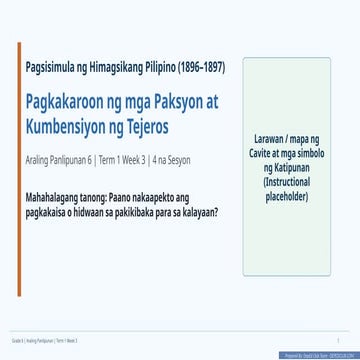 El Filibusterismo: Key Characters, Events, and Cultural Insights | PPTX