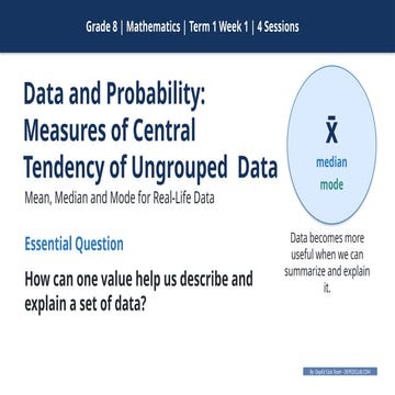 Understanding Measures of Central Tendency: Mean, Median, and Mode in ...