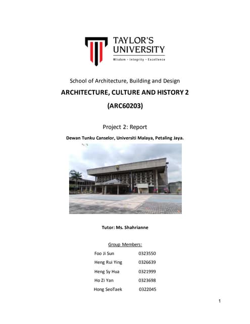 Case study college of architecture | PDF