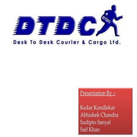 Dtdc | PPTX