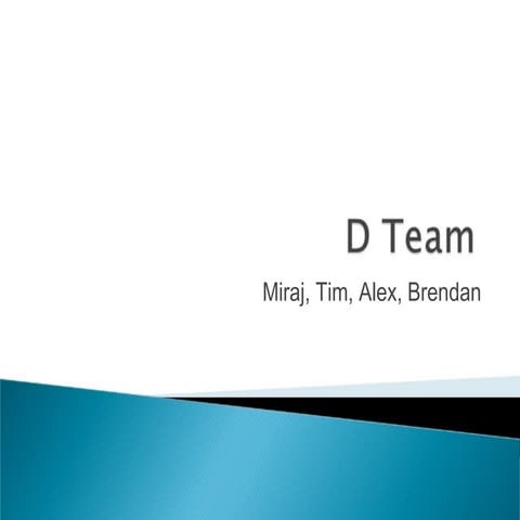 D team weekly powerpoint presentation spqm | PPT