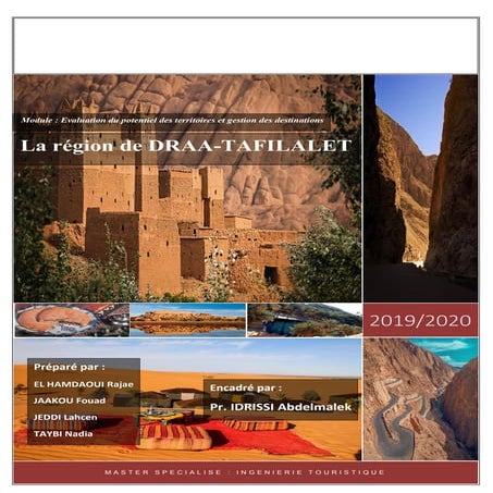 Définition d’un positionnement touristique pour la région DRÄA ...