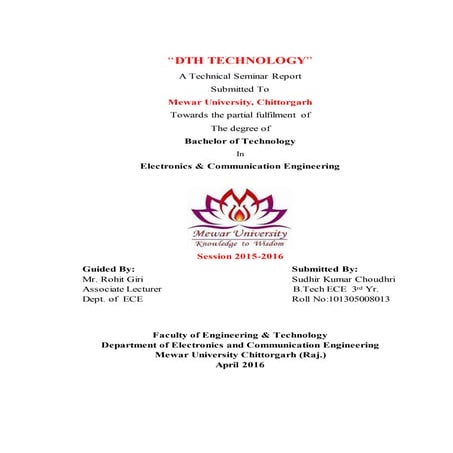 Dth 1 first page dth | PDF