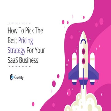 How to pick the best pricing strategy for your SaaS business | PPT