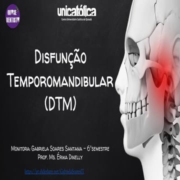 Etiologia, sinais e sintomas das DTM's