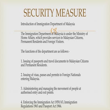 Security Measure | PPT