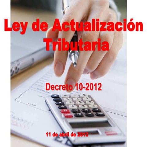 Dto. 10-2012 Presentación | PDF