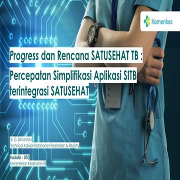 SATUSEHAT Simplifikasi Aplikasi SITB 000 | PDF