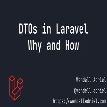 DTOs in Laravel - Why and How | PDF