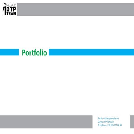DTP portfolio penguin | PPT