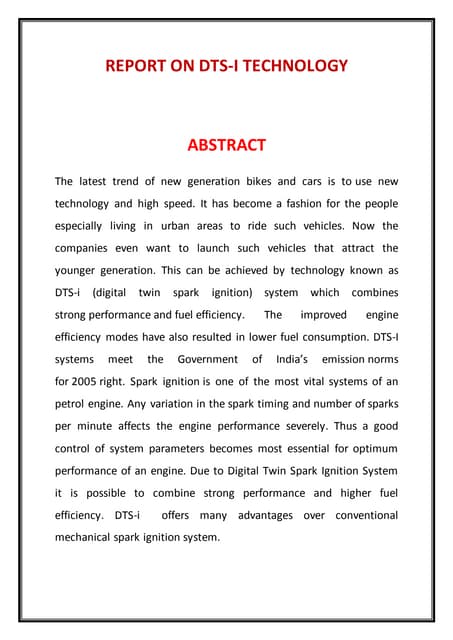 DIGITAL TWIN SPARK IGNITION SYSTEM | PPTX