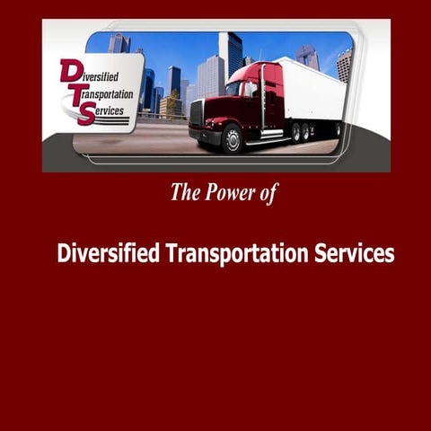 Diversified Transportation Services - TMS Tutorial | PPT
