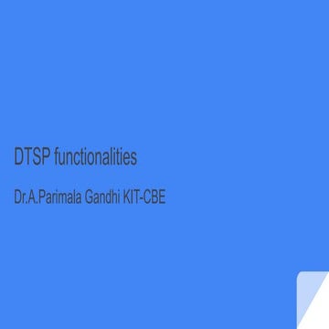 DTSP Functionalities.pptx