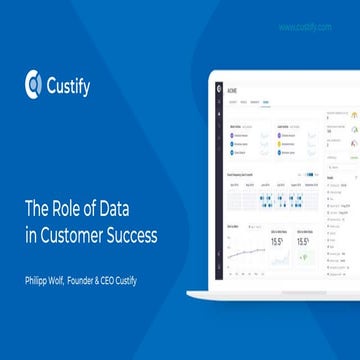 The Role of Data in Customer Success | PPT