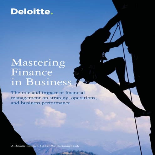 Mastering Finance in Business | PDF