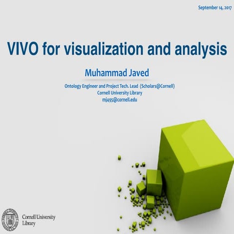 VIVO for visualization and analysis | PDF