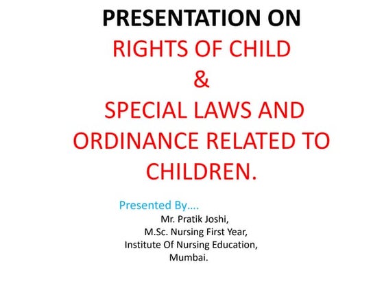 Early Childhood Care and Development (ECCD) | PPT