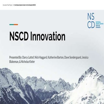 NSCD Presentation | PPTX