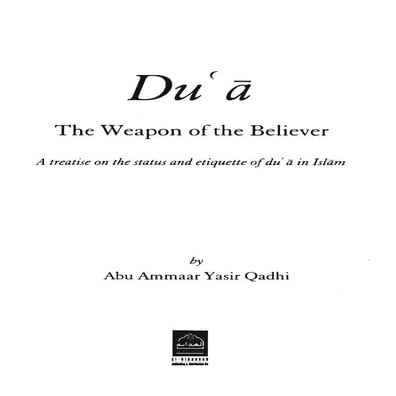 Dua The Weapon Of The Believer | PDF