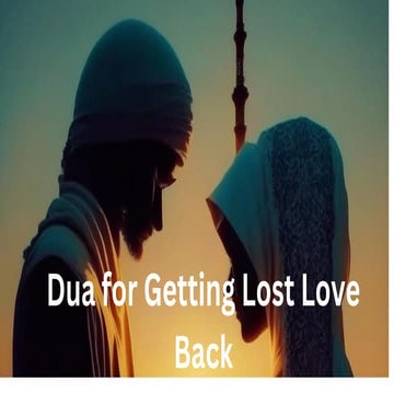 Dua for Get Lost Love Back +91-9166054088 | PDF