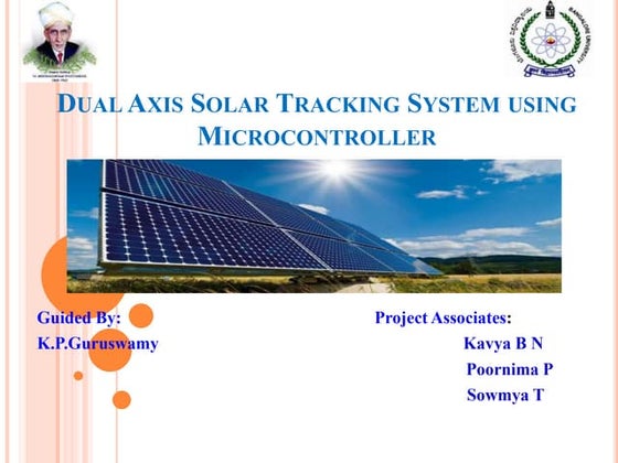 Solar tracking system | PPTX | Track and Field | Sports