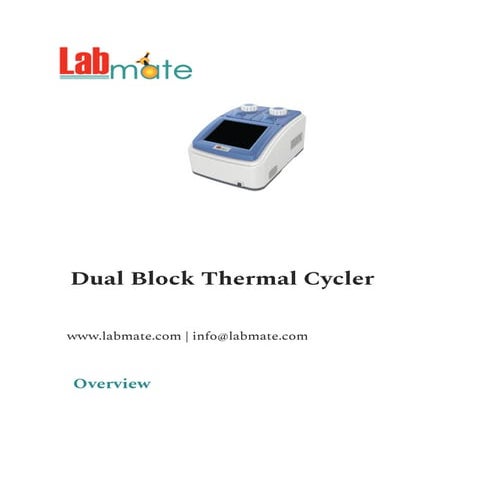 Dual Block Thermal Cycler | PDF