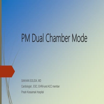 PM Dual chamber mode | PPTX