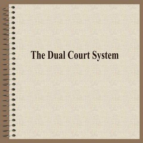 Dual court system | PPT
