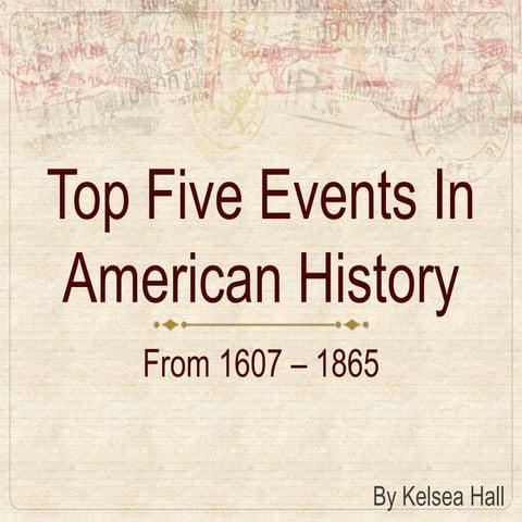 Dual Credit Assignment_1301 American History | PPTX