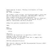 Dual Language Learners Working with Families of Young Childre | DOCX