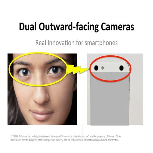 Dual outward facing cameras - real smartphone innovation - 1.2014