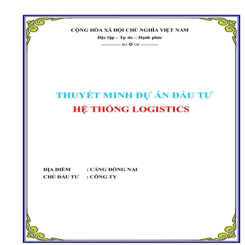 du an logistic | DOC