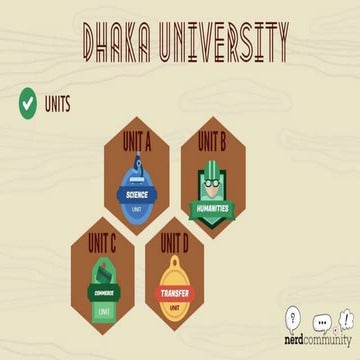 DU A unit admission test | PPTX