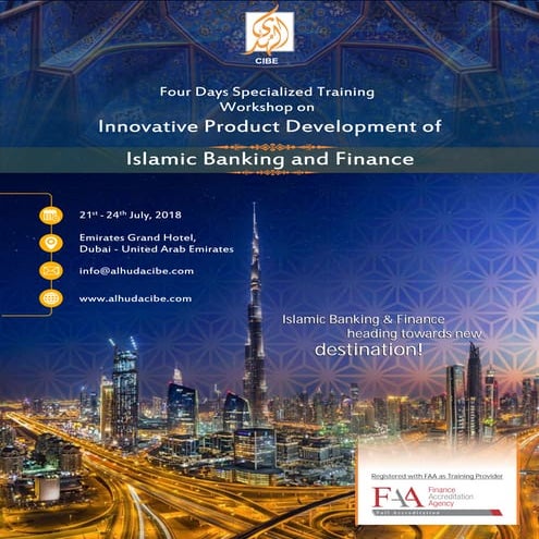 Innovative Product Development of Islamic Banking & Finance training in Dubai | PDF