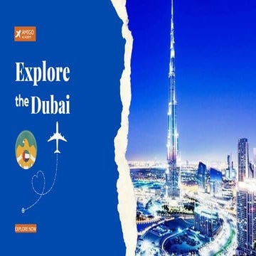 Itenary for Dubai | PPT
