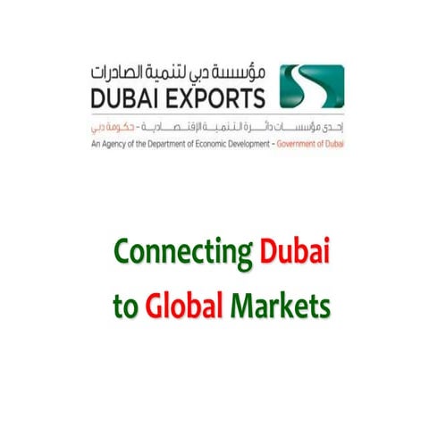 Connecting Dubai to Global Markets-Dubai Exports | PPTX